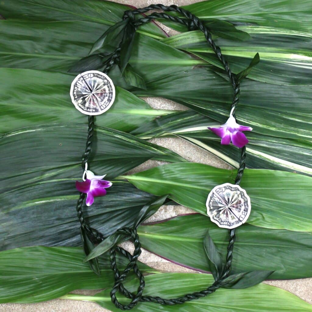 Hawaiian Ti Leaf Lei - Four Seasons Flowers - Flower Delivery in San Diego