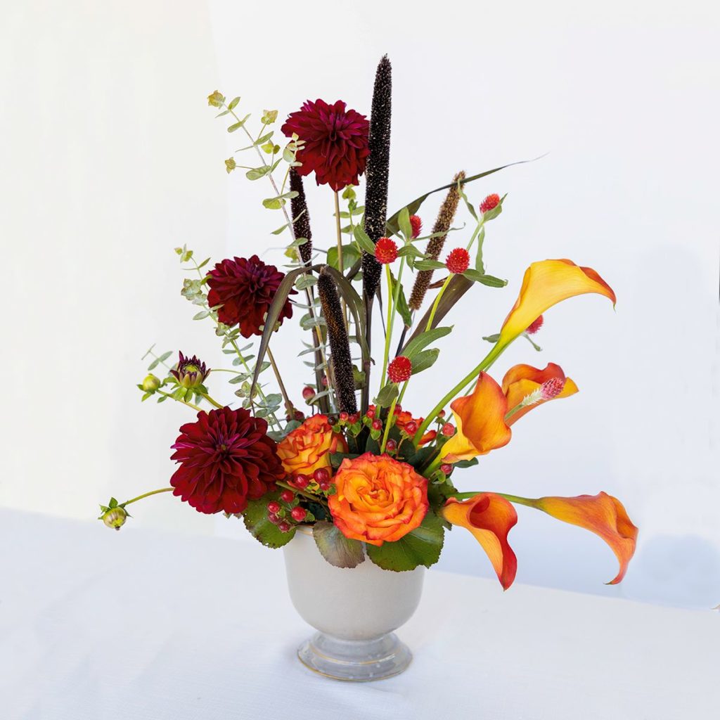 Katie Bouquet - Dahlia, Calla Lily, and Roses Arrangement