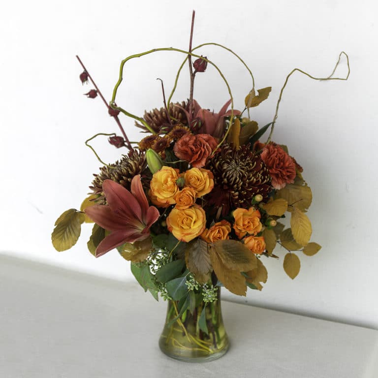 Earth Tone Flower Arrangement | Four Seasons Flowers